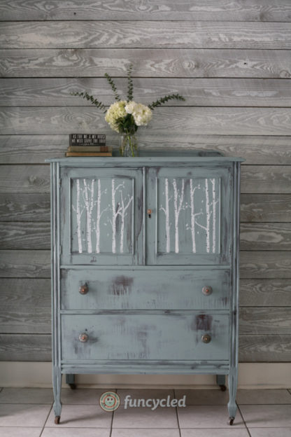 Birch Tree Dresser - Tuesday's Treasures - FunCycled