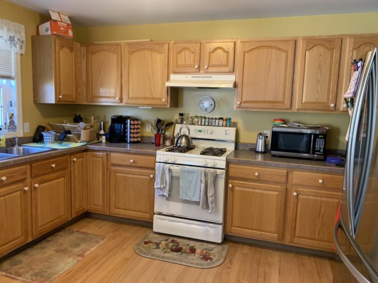 Kitchen Makeover with Bird Tile and Teal Accents - FunCycled - Interior ...
