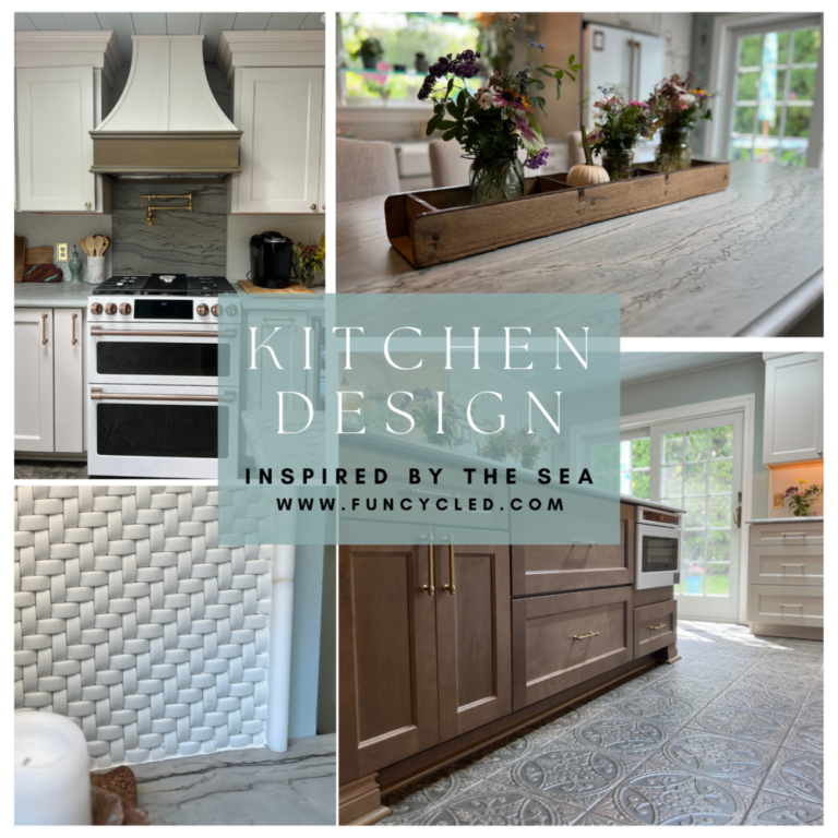 Deb's Inspired by the Sea Kitchen Design - FunCycled