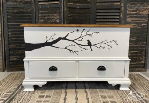 Beautiful Hope Chest Makeover - FunCycled
